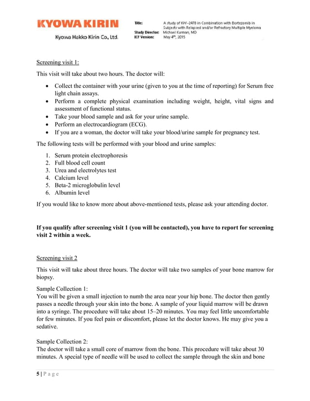 Informed Concent Form | PDF