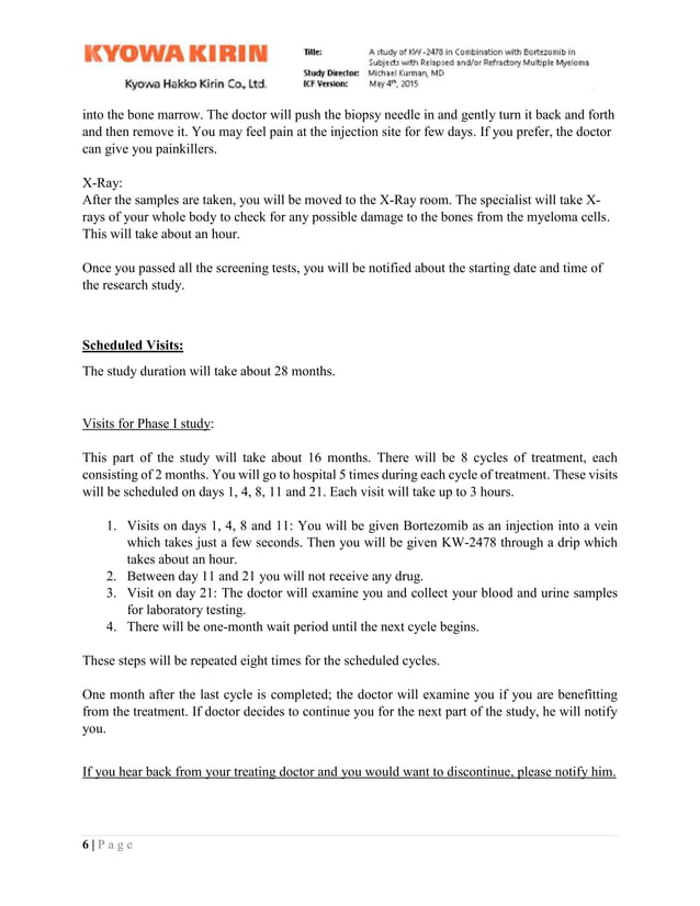 Informed Concent Form | PDF