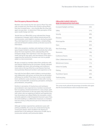 The Renovation of One Haworth Center | PDF