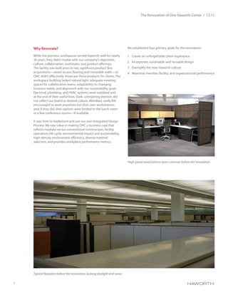 The Renovation of One Haworth Center | PDF