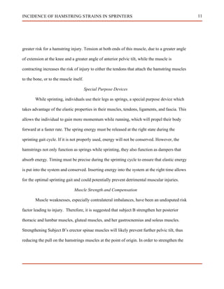 Hamstring Strains Project- FINAL! | PDF