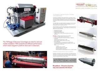 High Speed Decanter | PDF