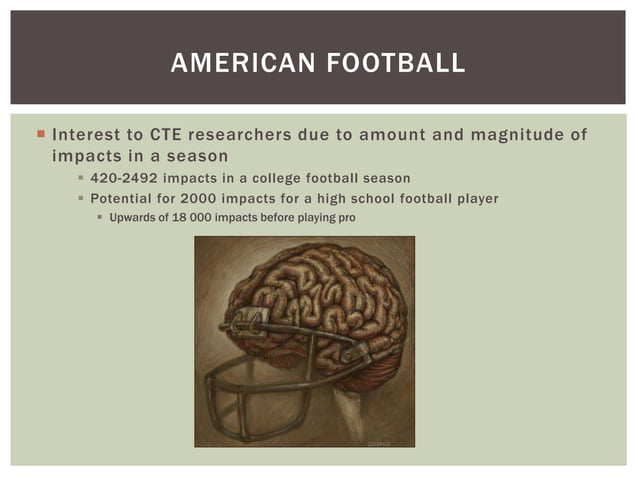 CTE Presentation Tara | PPTX | Brain and Nervous System Disorders ...