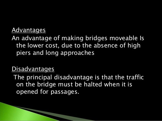 Types of Movable bridges