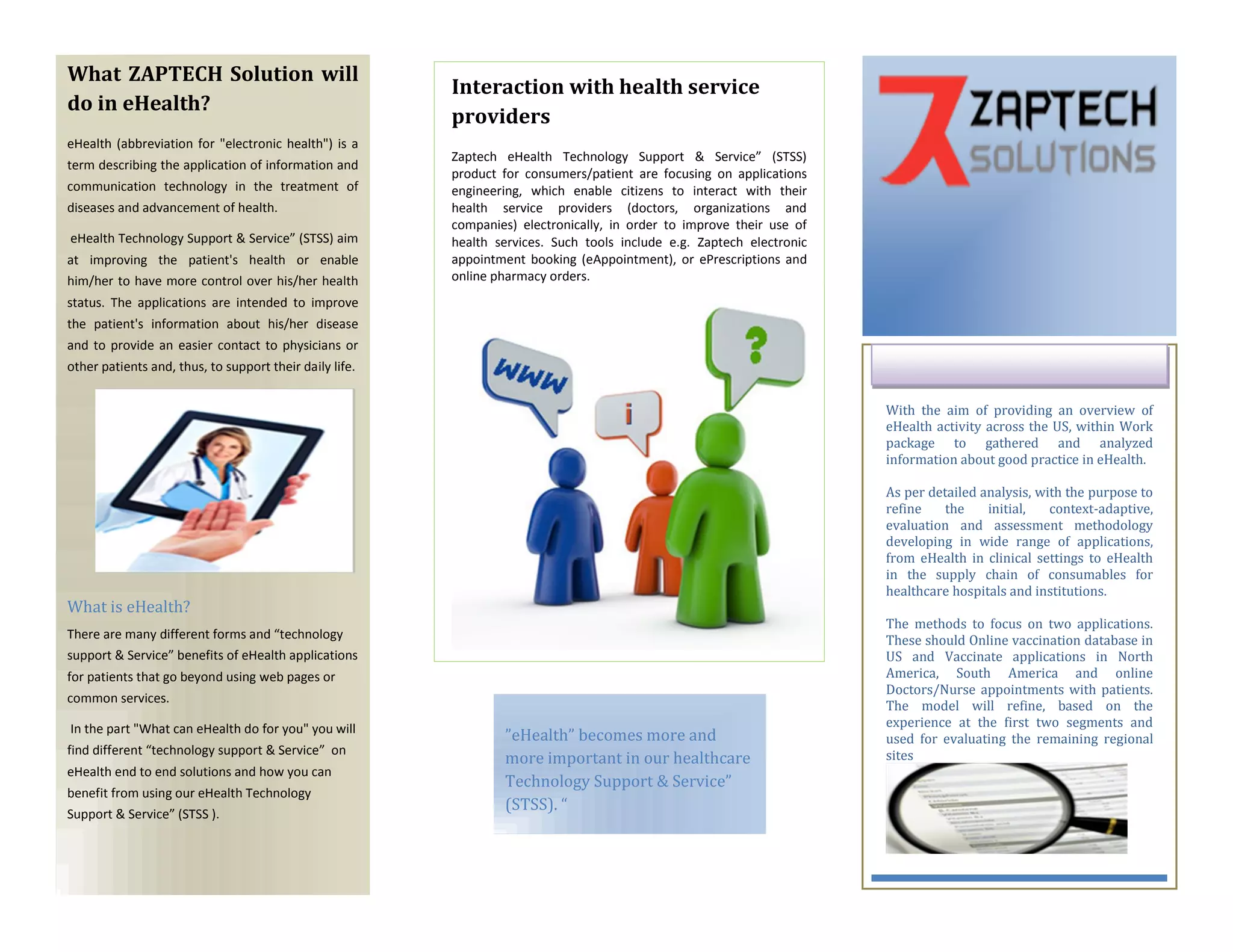 Zaptech Brochure | PPT