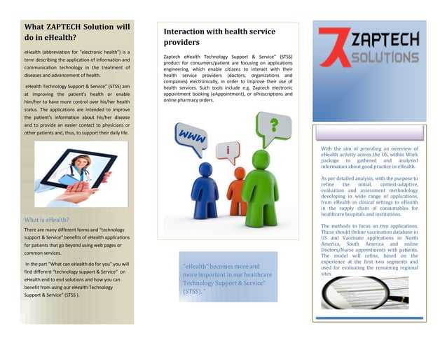Zaptech Brochure | PPT