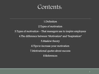 motivation-yoci-i-rumi | PPTX | Career Advice | Careers