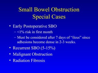 Bowel obstruction | PPT