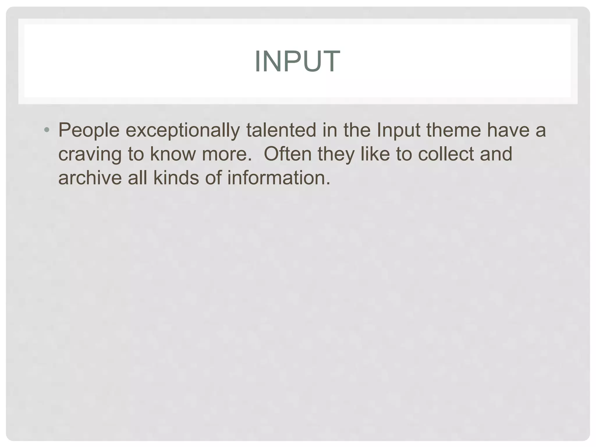 Gallup Strengths Finder Results | PPTX