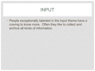 Gallup Strengths Finder Results | PPTX