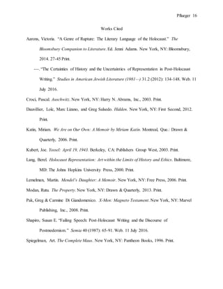 Visualizing the Unspeakable Illustrating the Holocaust | PDF