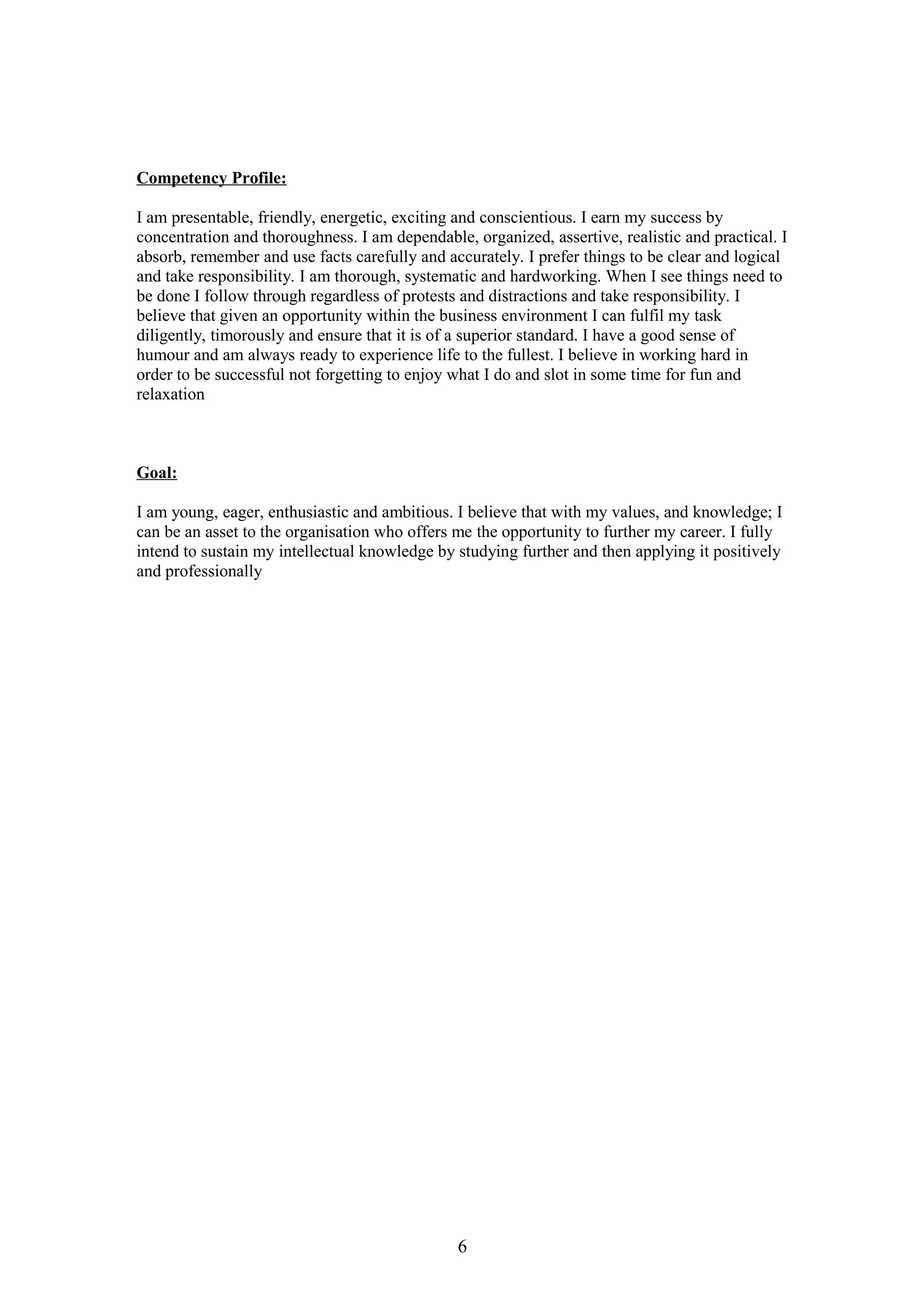 Curriculum Vitae of Nohmeshnee Pillay | DOC