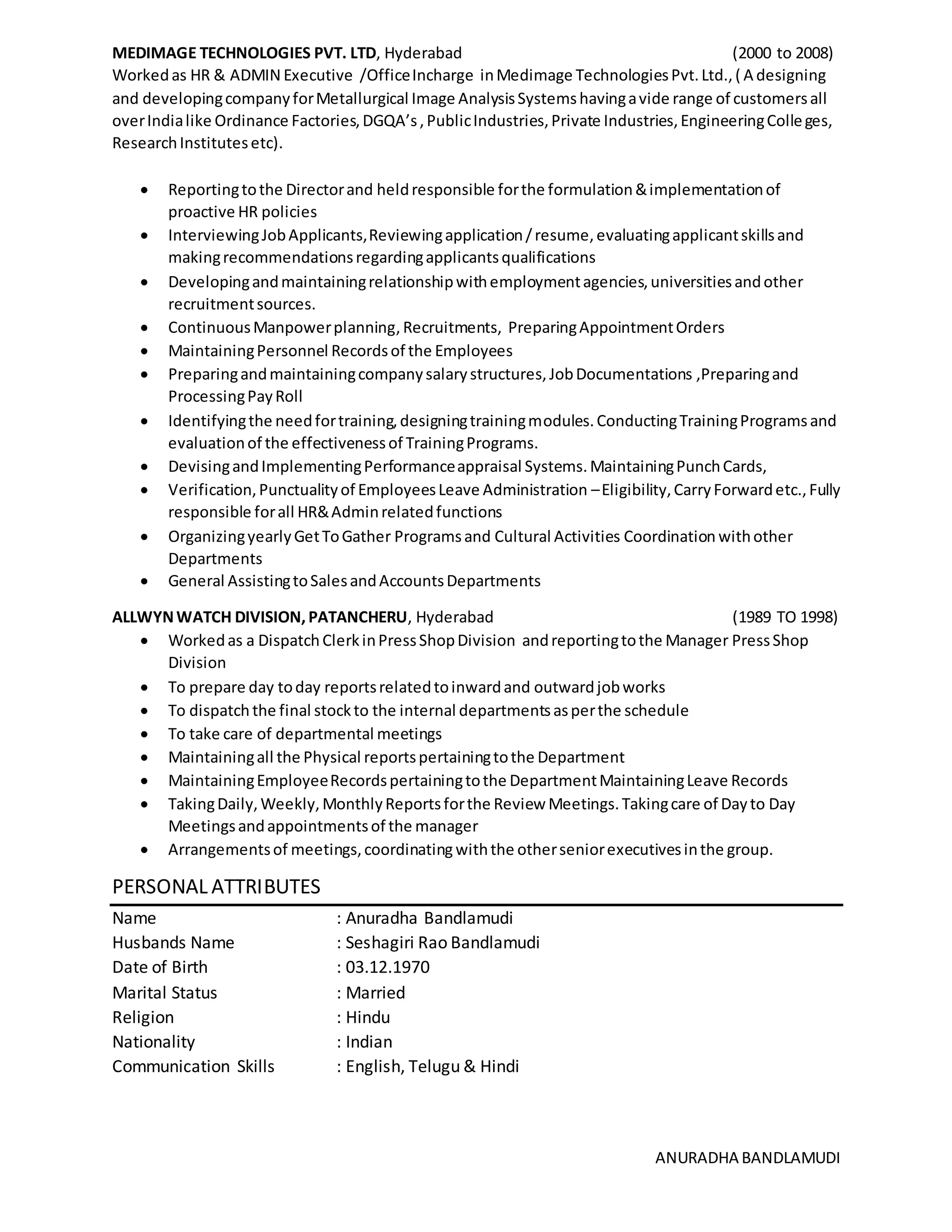 ANURADHA BANDLAMUDI updated resume | DOCX