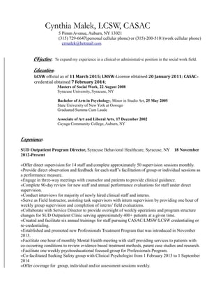 My Resume 2015-Military Date format | DOC