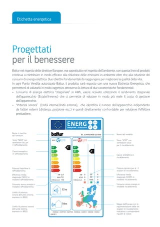 Linea commerciale di climarizzatori Baltur disponibili da R.V. | PDF ...