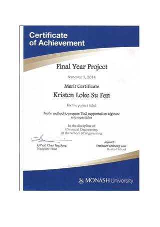 Scanned Certificates | PDF