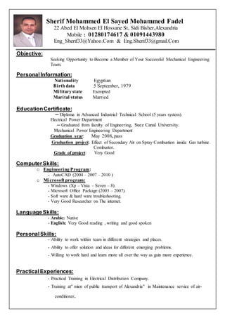 mechanical engineer samaya group | DOCX