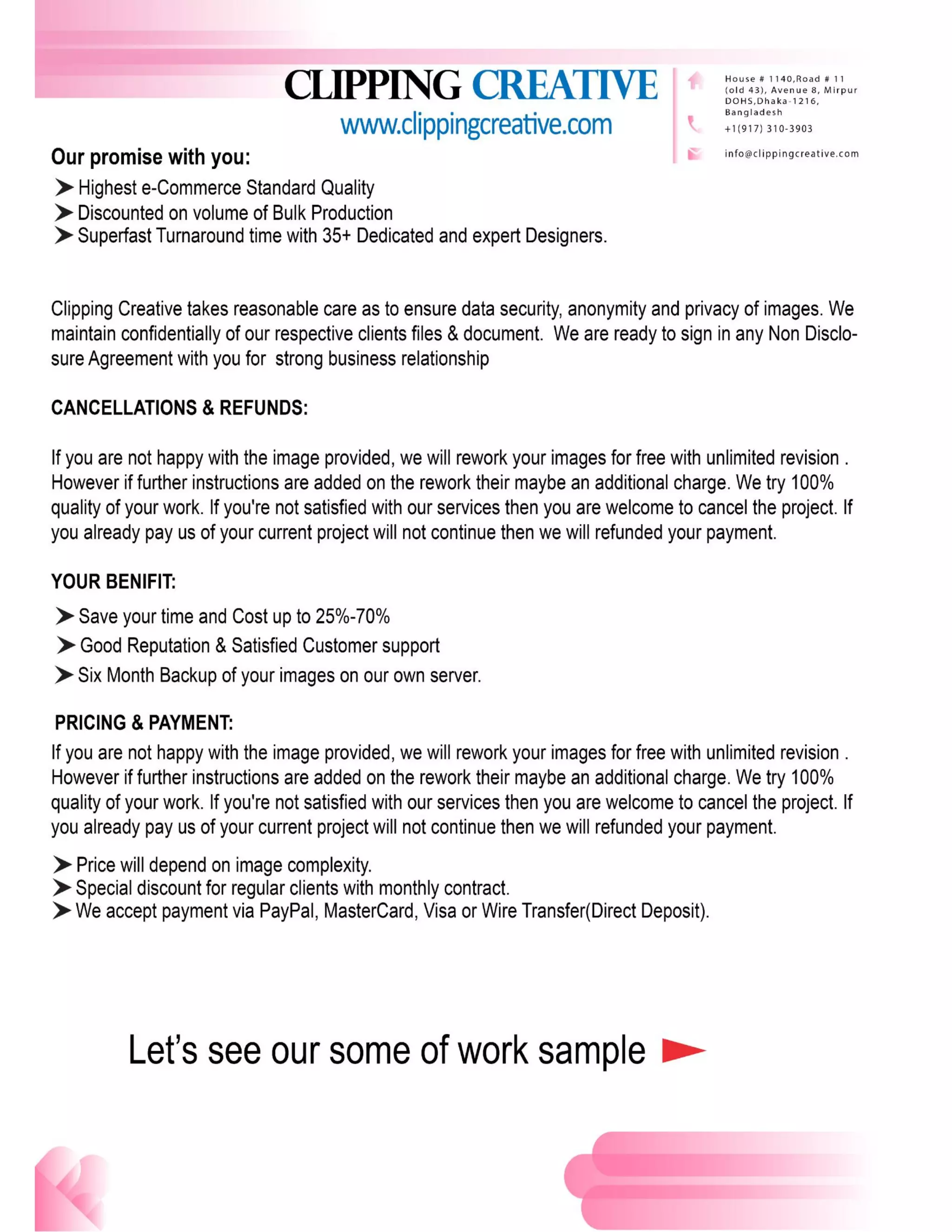 Clipping Creative Service Proposal | PDF