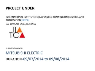 PROJECT ON WATER CONTROL IN AMUSEMENT PARK USING | PPTX