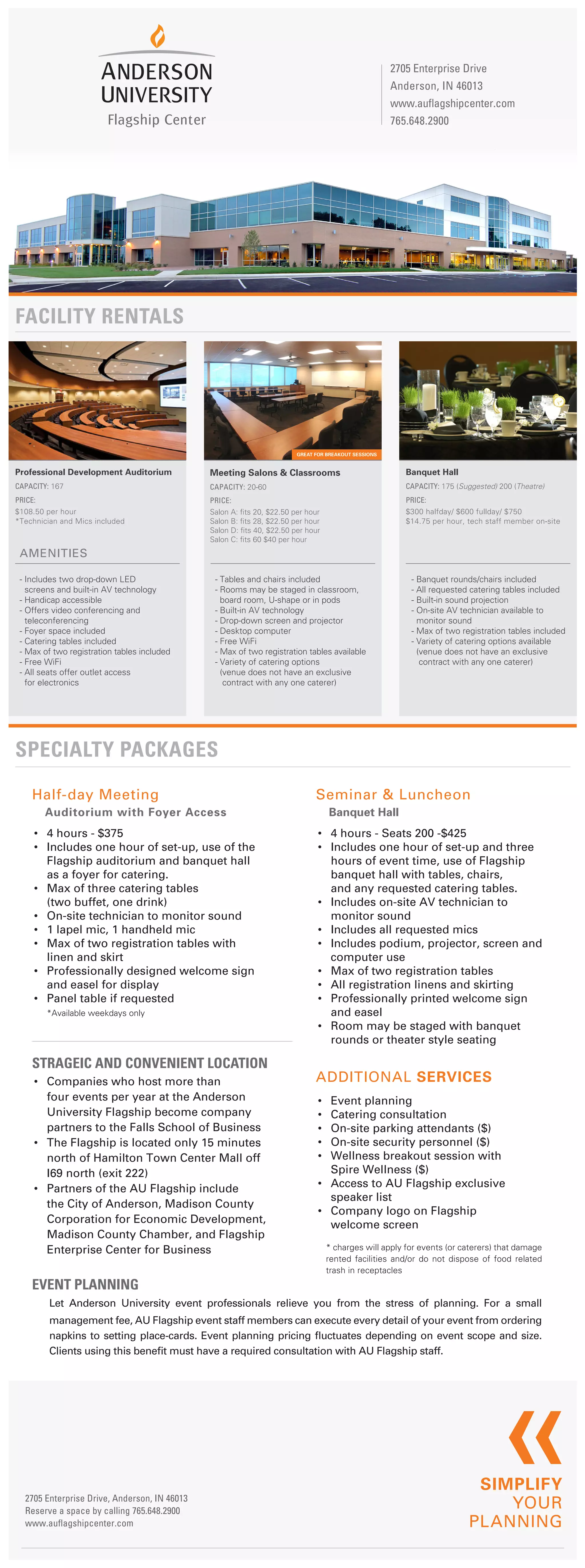 Explore the Flagship Center with Anderson University! | PDF ...