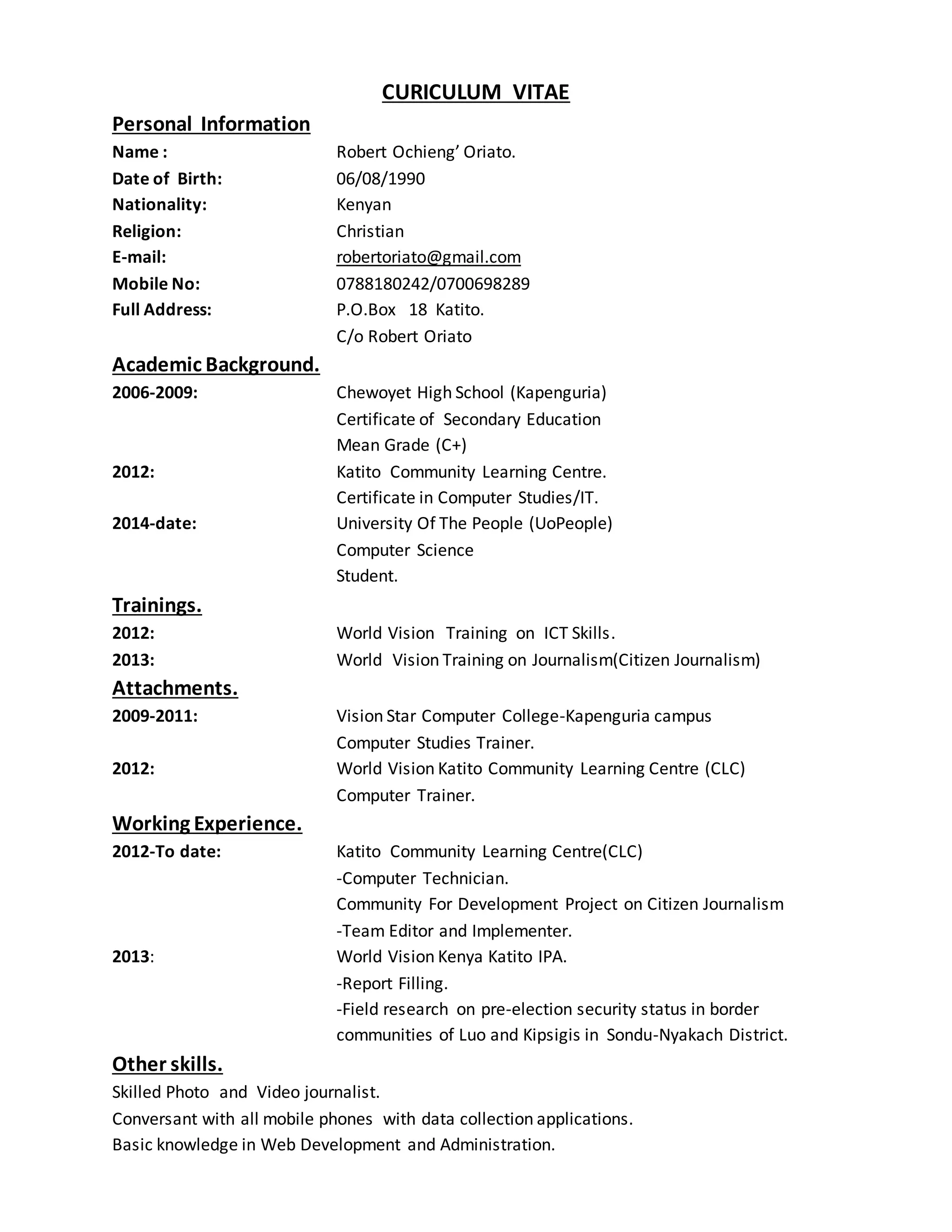 CURICULUM VITAE | DOCX