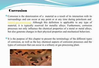 Corrosion and thre impact In that how to prevent to get corroed | PPTX