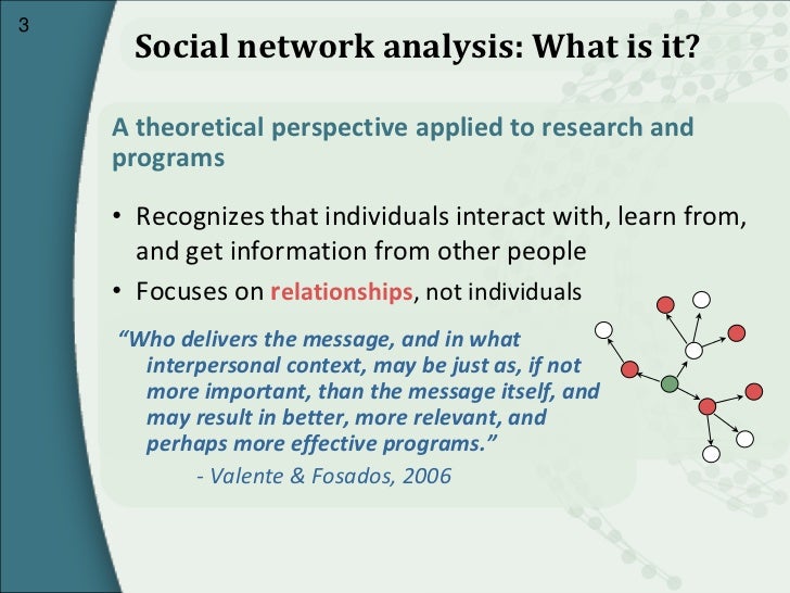 The power of relationships: Using social network theory and methodolo…