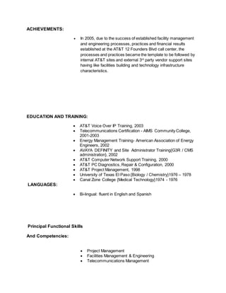 E Bringas Resume | DOCX | Business Utilities | Business