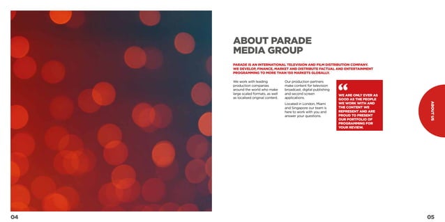 Parade Portfolio - MIPCOM2016 | PDF