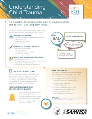 Understanding Childhood trauma | PDF