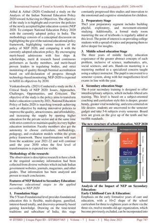 Impact of NEP 2020 on Secondary Education | PDF