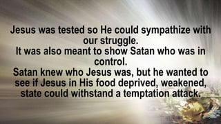 95 Jesus Used the Word to Fight Off Temptation | PPTX