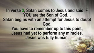 95 Jesus Used the Word to Fight Off Temptation | PPTX