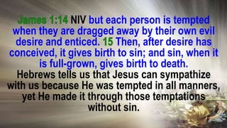95 Jesus Used the Word to Fight Off Temptation | PPT