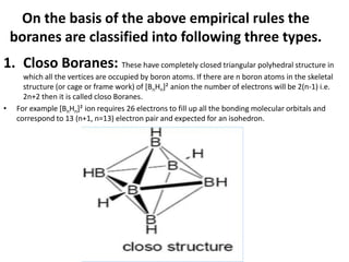 Metal Cluster Higher Boranes | PPTX