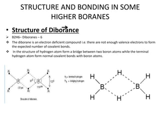 Metal Cluster Higher Boranes | PPTX | Chemistry | Science