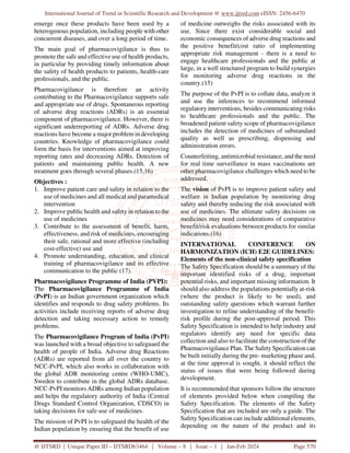 Overview of Pharmacovigilance by Yash Dhikale | Zumbar Pote | Santosh ...