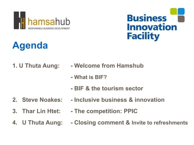 Official launch bif ppic | PPT