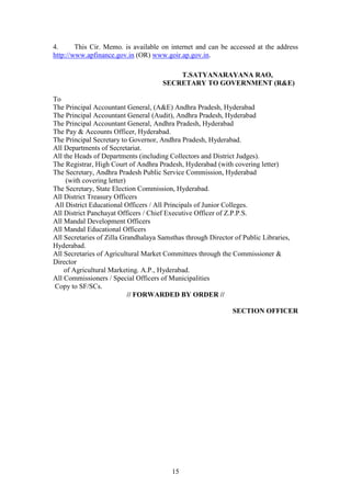 96-Public Services – Implementation of Automatic Advancement Scheme ...