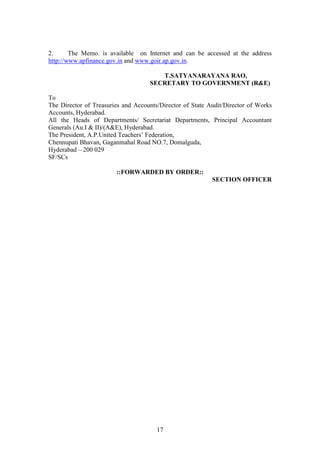 96-Public Services – Implementation of Automatic Advancement Scheme ...