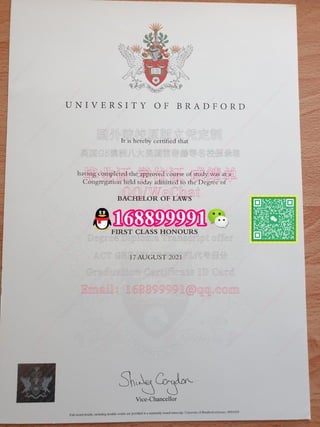 University of Bradford degree offer diploma Transcript | PDF