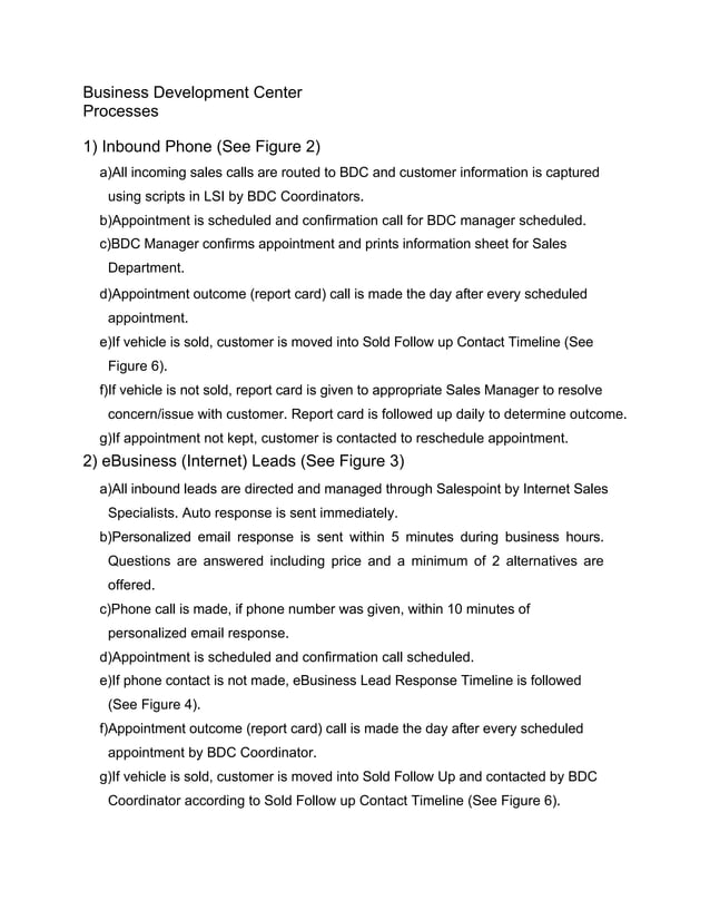 96 bdc operations-manual_template | DOC | Automotive Industry | Industries