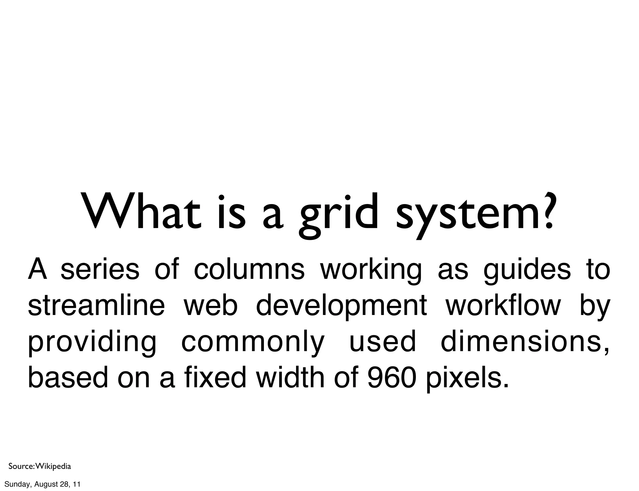 960 Grid System - A hands-on introduction | PPT