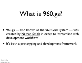 960 Grid System - A hands-on introduction | PPT