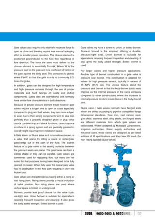 9600 9670 9650 sluice gate valve with elec pneu hydraulic actuator | PDF
