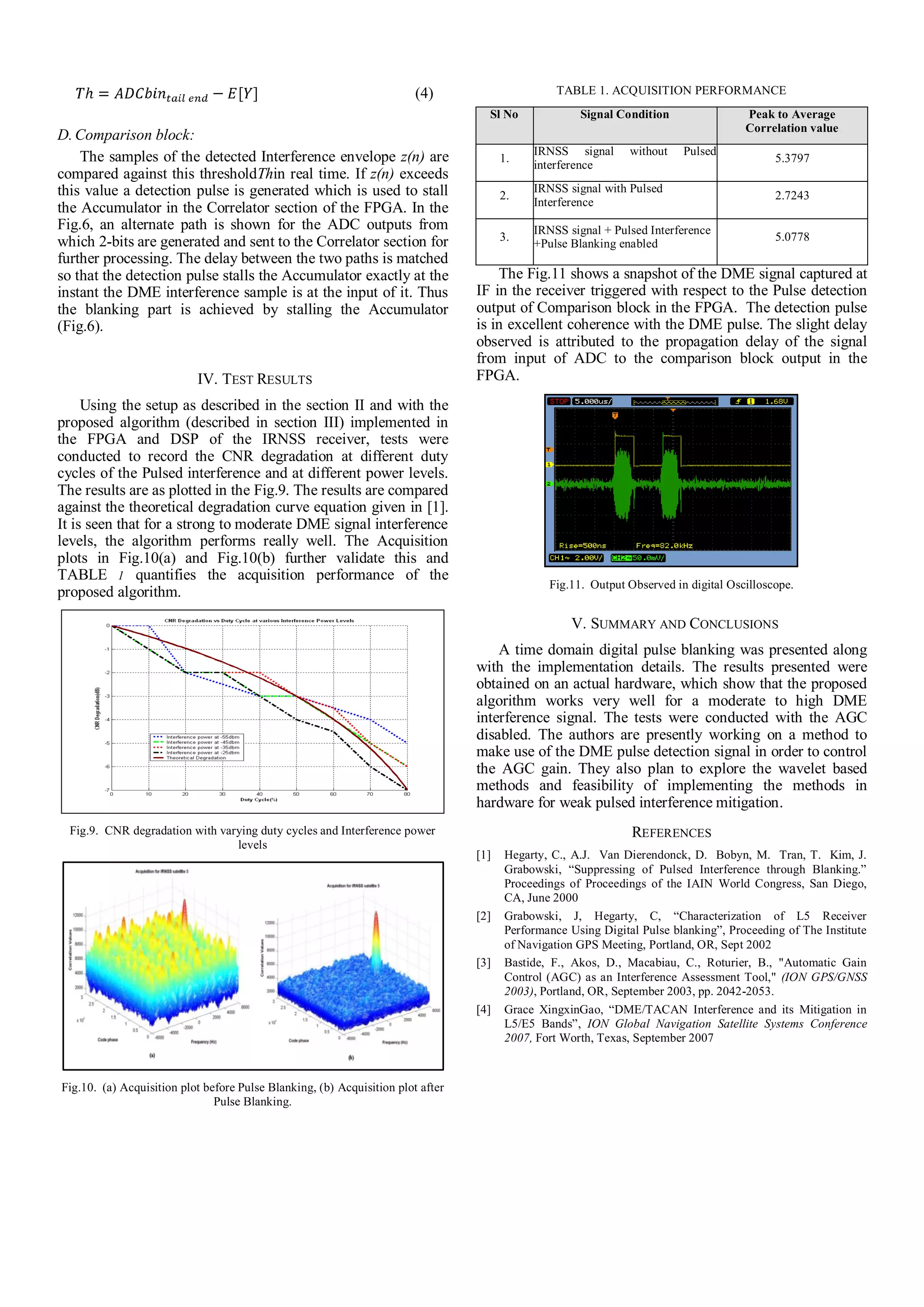 DME Interference Mitigation through Blanking | PDF | Digital Audio | Computer Software and ...