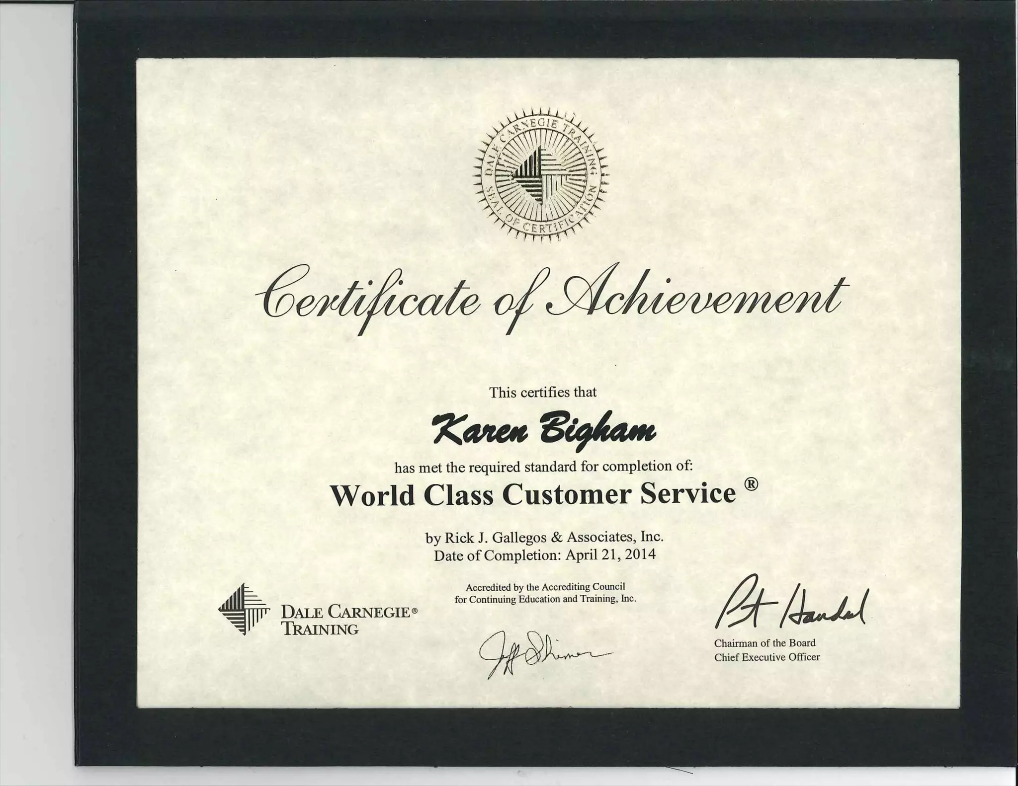 Dale Carnegie Certification | PDF