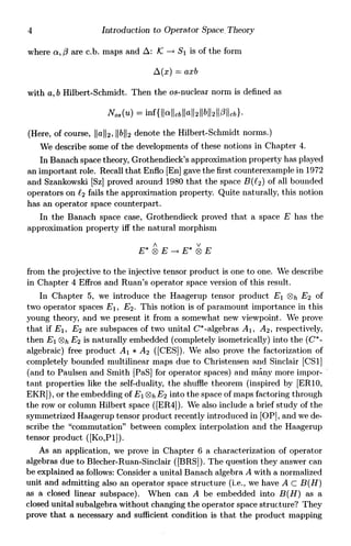 Introduction to Operator Space Theory Gilles Pisier | PDF