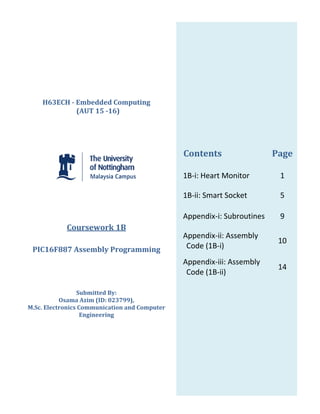 H63ECH_1B_023799_OsamaAzim | PDF | Operating Systems | Computer Software and Applications