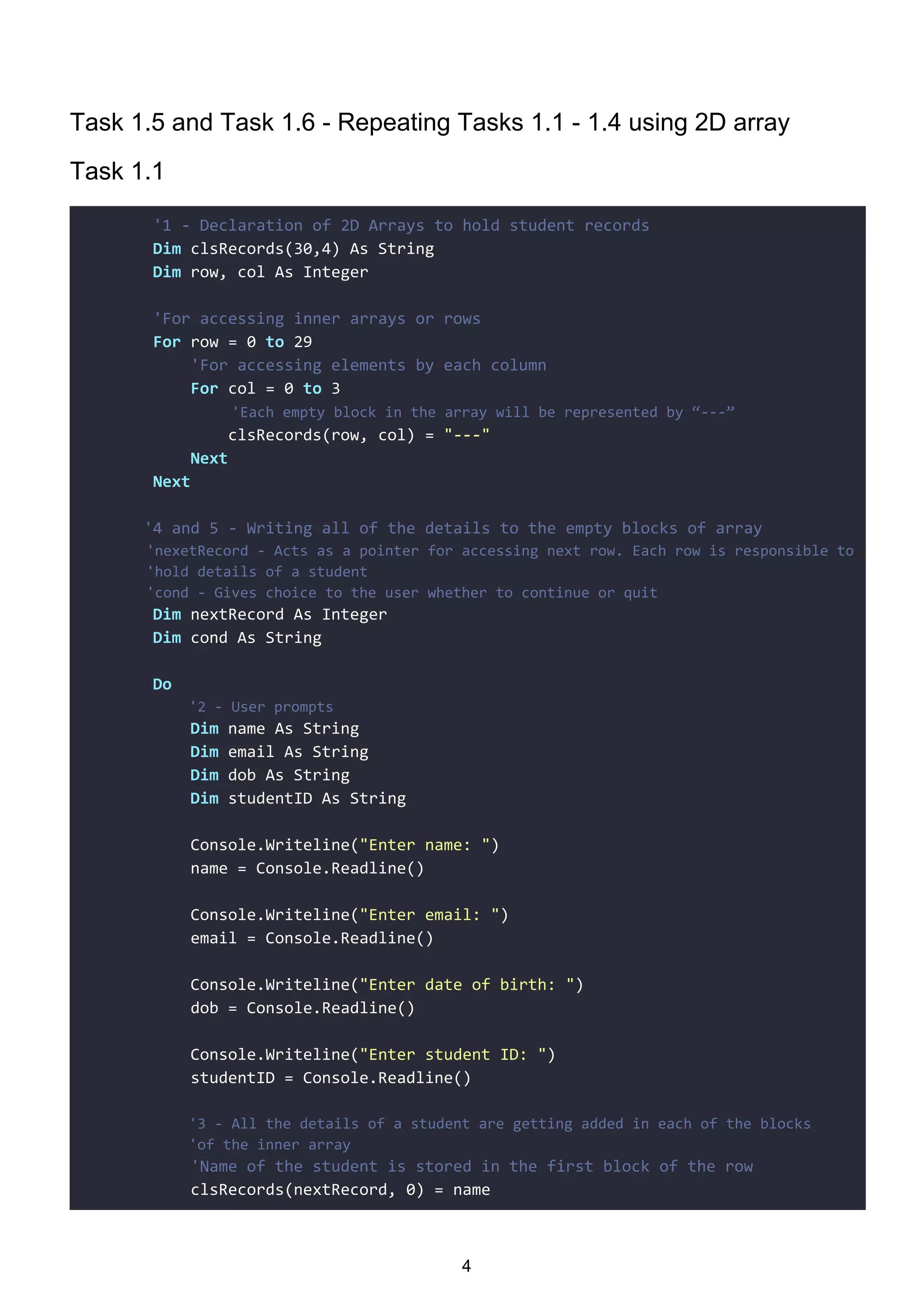 9608 Computer Science Cambridge International AS level Pre-Release May June paper 22 2019 Tasks ...